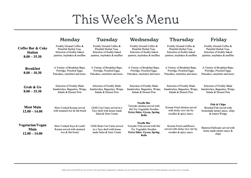 Lakeside Café | The Bradfield Centre